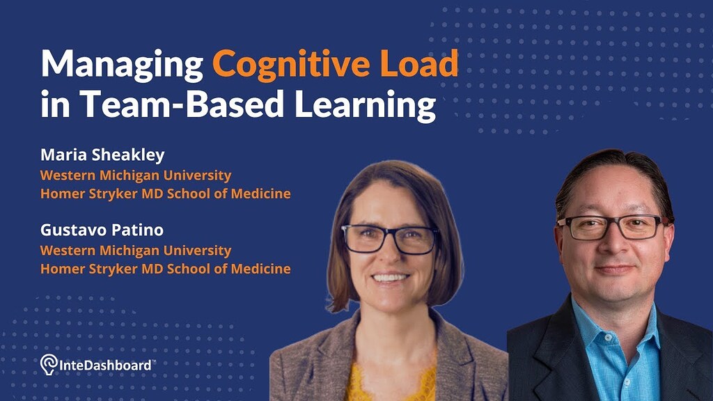 Managing Cognitive Load in Team-Based Learning - Recording - Video ...