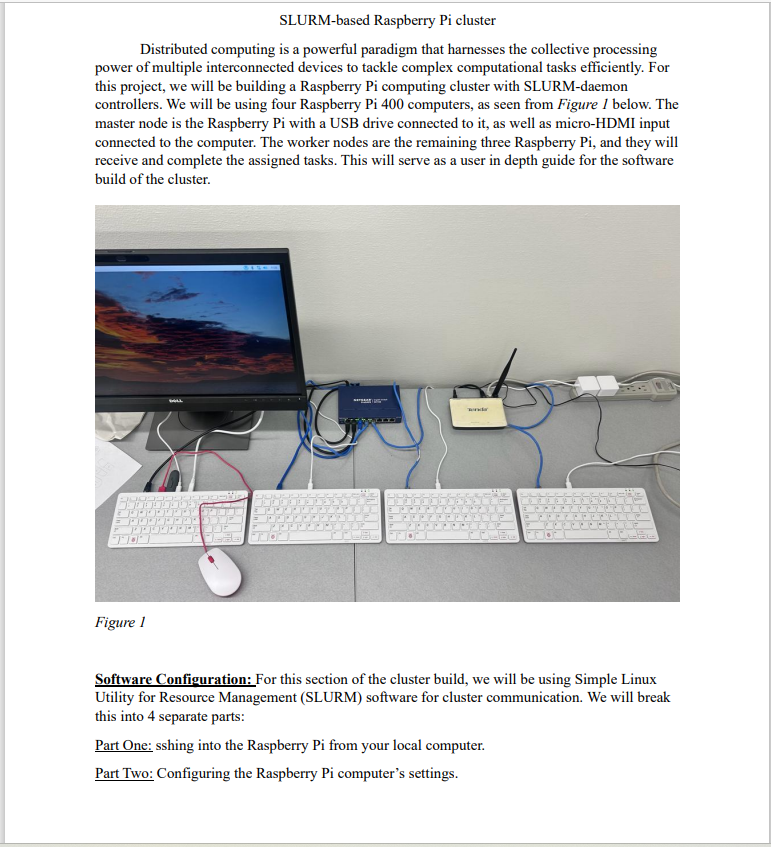 Slurm Based Raspberry Pi 400 Computing Cluster Setup Tutorial The