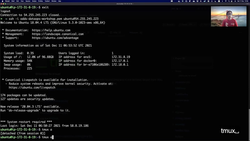 แนะนำ tmux และคำสั่งในการใช้งานเบื้องต้น 💻 - General Discussion เรื่อง Data Engineering - Data ...
