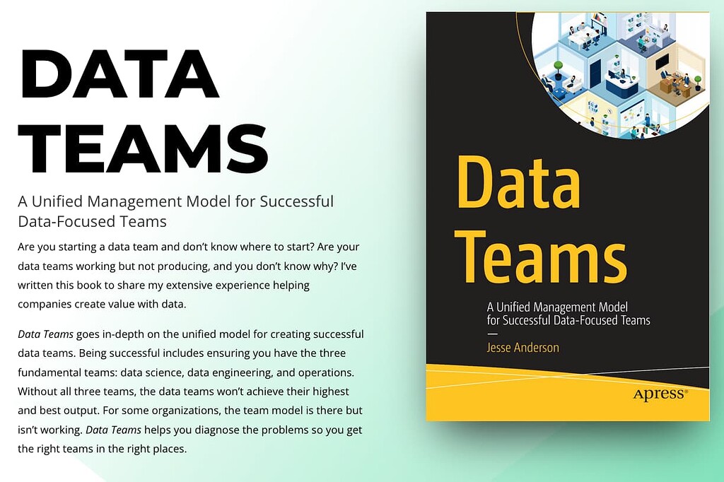 แนะนำหนังสือ Data Teams สำหรับทุกคนในสายงานด้านข้อมูล - Data Teams: A ...