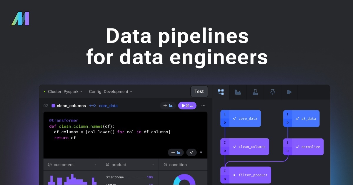 Mage เป็น open source data pipeline tool อีกตัวหนึ่งที่น่าสนใจ - พูดคุยเกี่ยวกับ Data Tools ต่าง ...