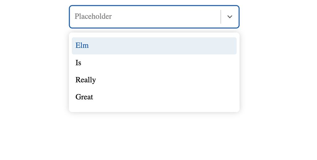Menu variants in Confidenceman02/elm-select - Show and Tell - Elm