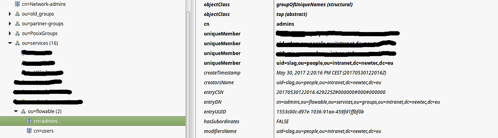 Clicking a specific group in flowable-idm does not return users ...