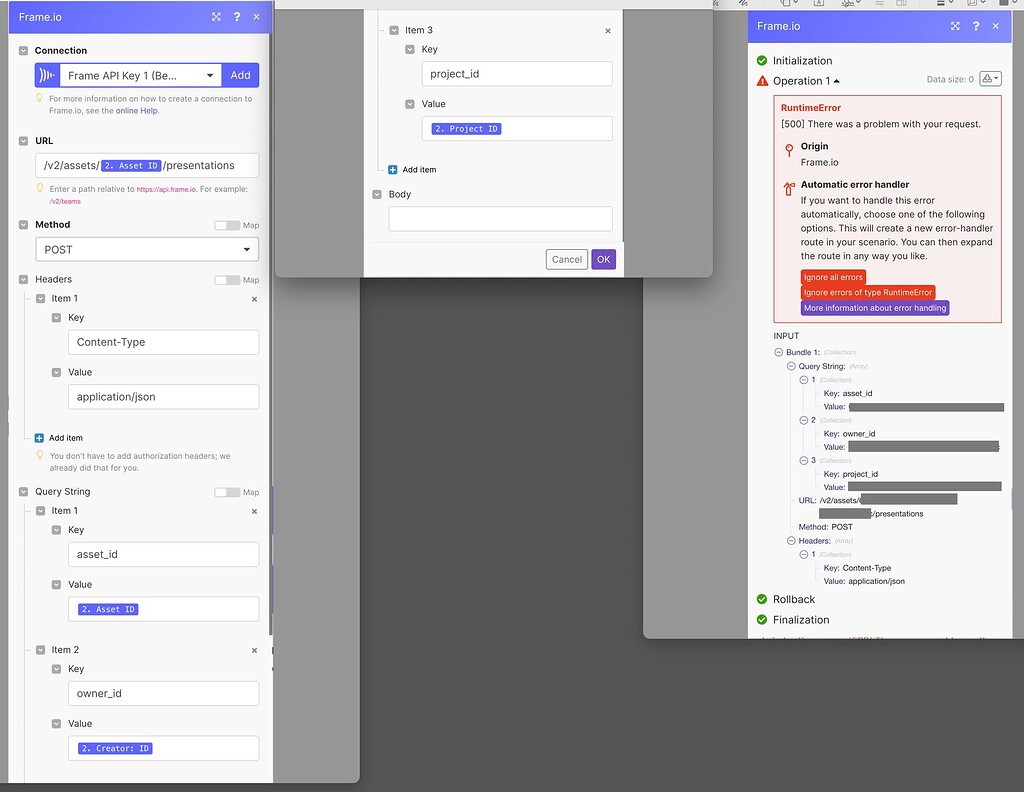 Make - Frame.io Make an API Call Module - Make (Integromat) - Frame.io Developer Forum