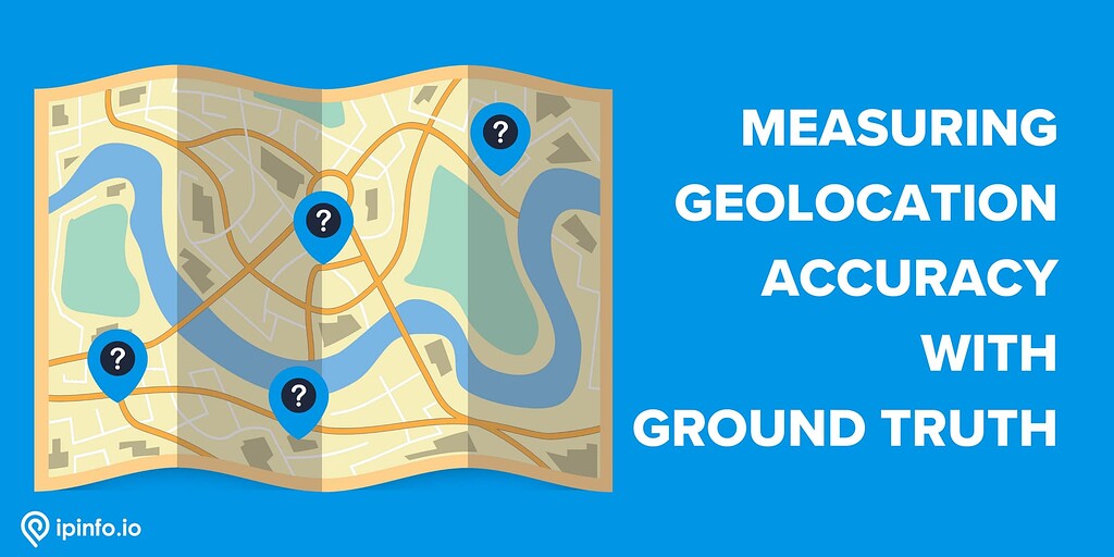 Measuring geolocation accuracy with ground truth dataset ...