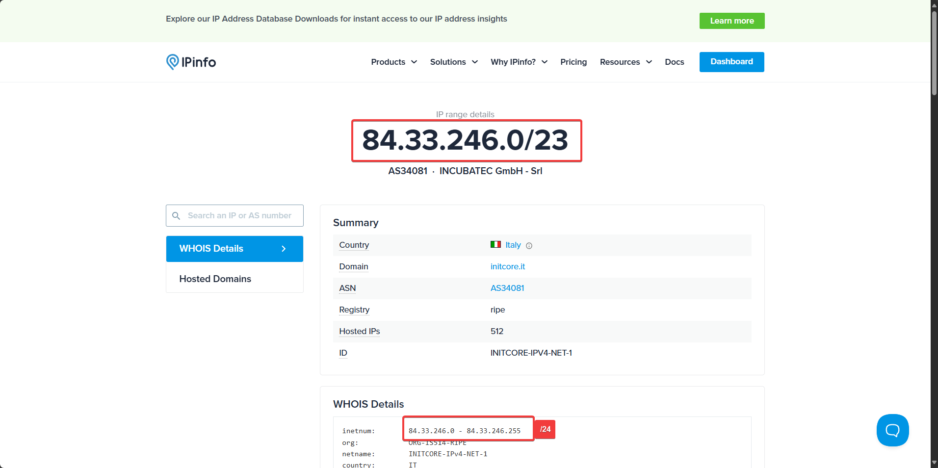 Understanding IP Range Details: BGP vs WHOIS - General - IPinfo Community