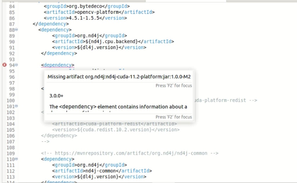 Nd4j-cuda-11.2-platform not available for m2 - ND4J - Eclipse Deeplearning4j