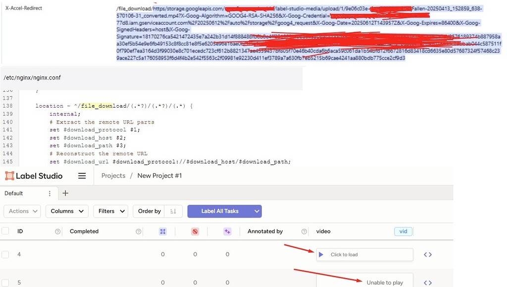 Video playback issue in Google Cloud - Label Studio Support - Label ...
