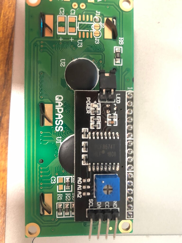 1602 LCD I2C problem - Electronics and hardware - Arm Mbed OS support forum