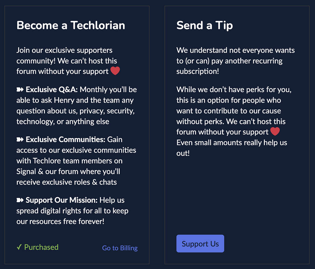 Join our exclusive club to become a Techlorian! 🎖️ - Announcements ...