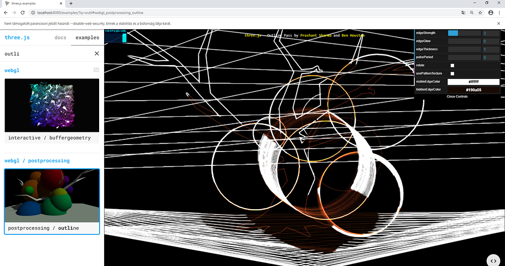 Can outline pass be used to render outlines only, without a render pass? - Questions - three.js ...