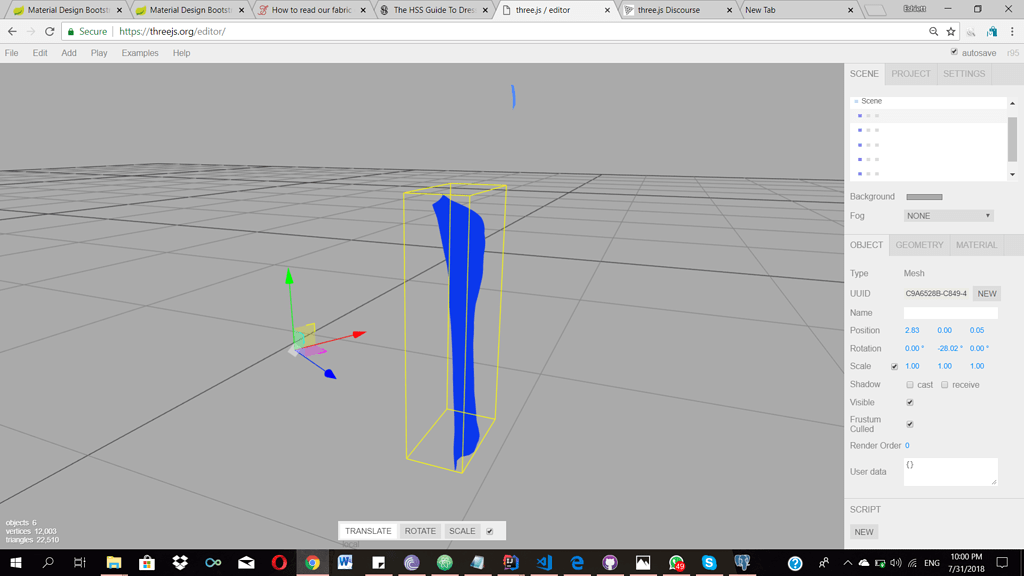 How can i export mesh from blender properly - Questions - three.js forum