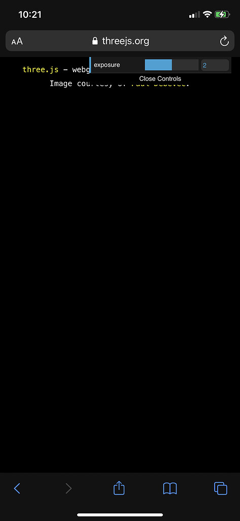 .exr file not loading on iOS? - Questions - three.js forum