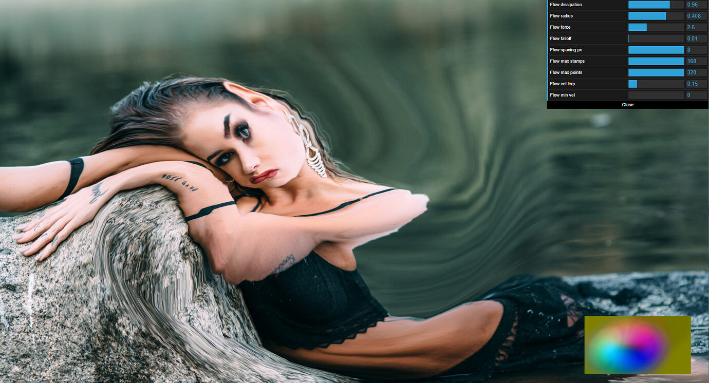 Mouse Flowmap Distortion - Showcase - three.js forum