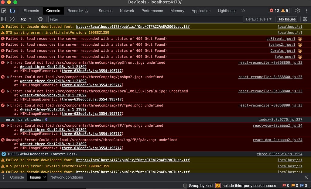 Npm run build does not include useTexture urls - Questions - three.js forum