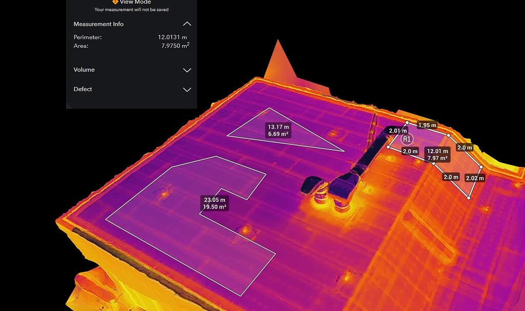 A Component for ngx-three that lets you calculate and display area measurements created by a 3d ...