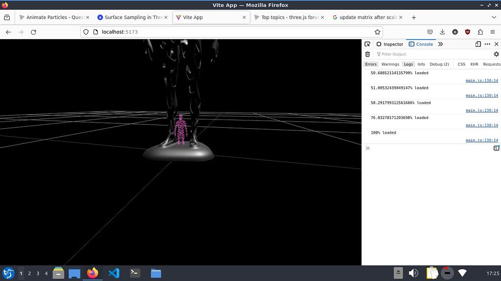 Update matrix after scale model - Questions - three.js forum