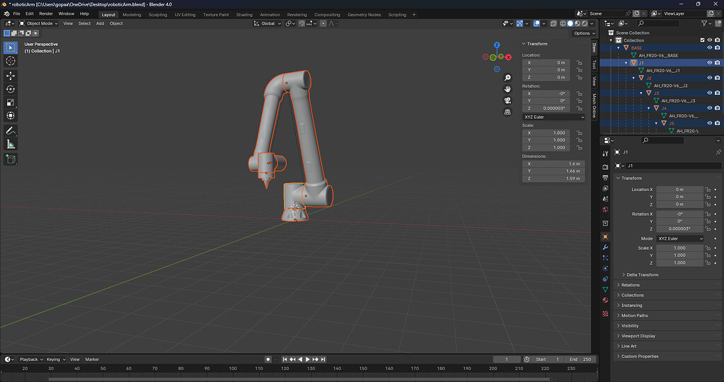 Blender to threeJs axis skewd at 45deg problem - Questions - three.js forum