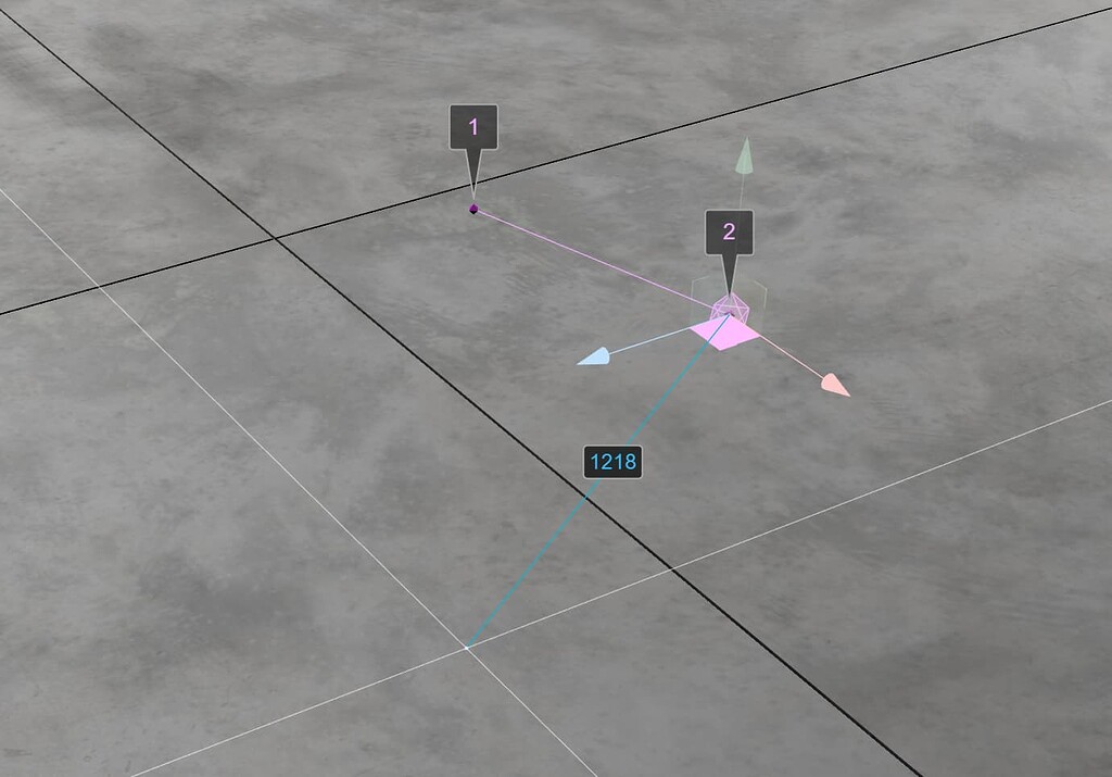 About transformControls shows drag distance tag - Discussion - three.js ... About transformControls shows drag distance tag - Discussion - three.js ...