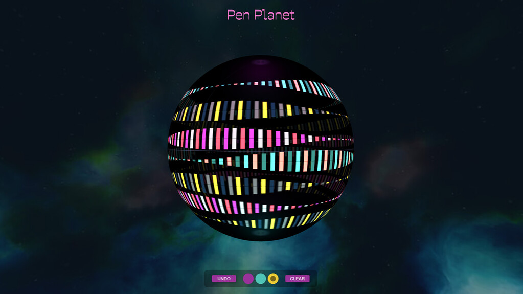 Pen Planet - Drawing on a Sphere - Showcase - three.js forum