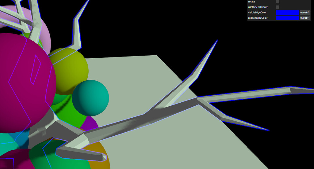 OutlinePass color trasparent - Questions - three.js forum