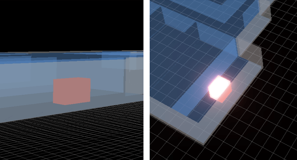 Unrealbloom light cannot penetrate transparent objects - Questions - three.js forum