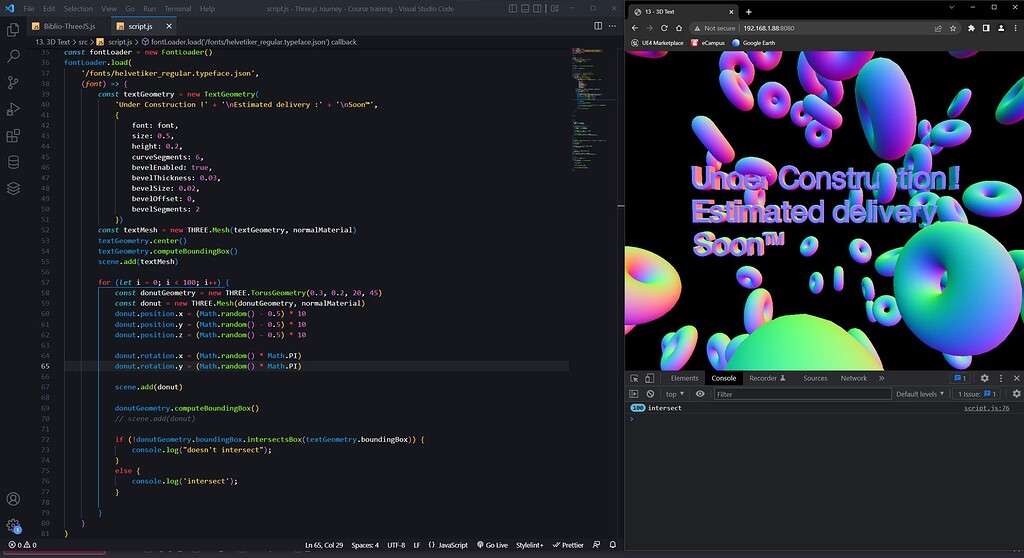 Detecting intersection for adding objects - Questions - three.js forum