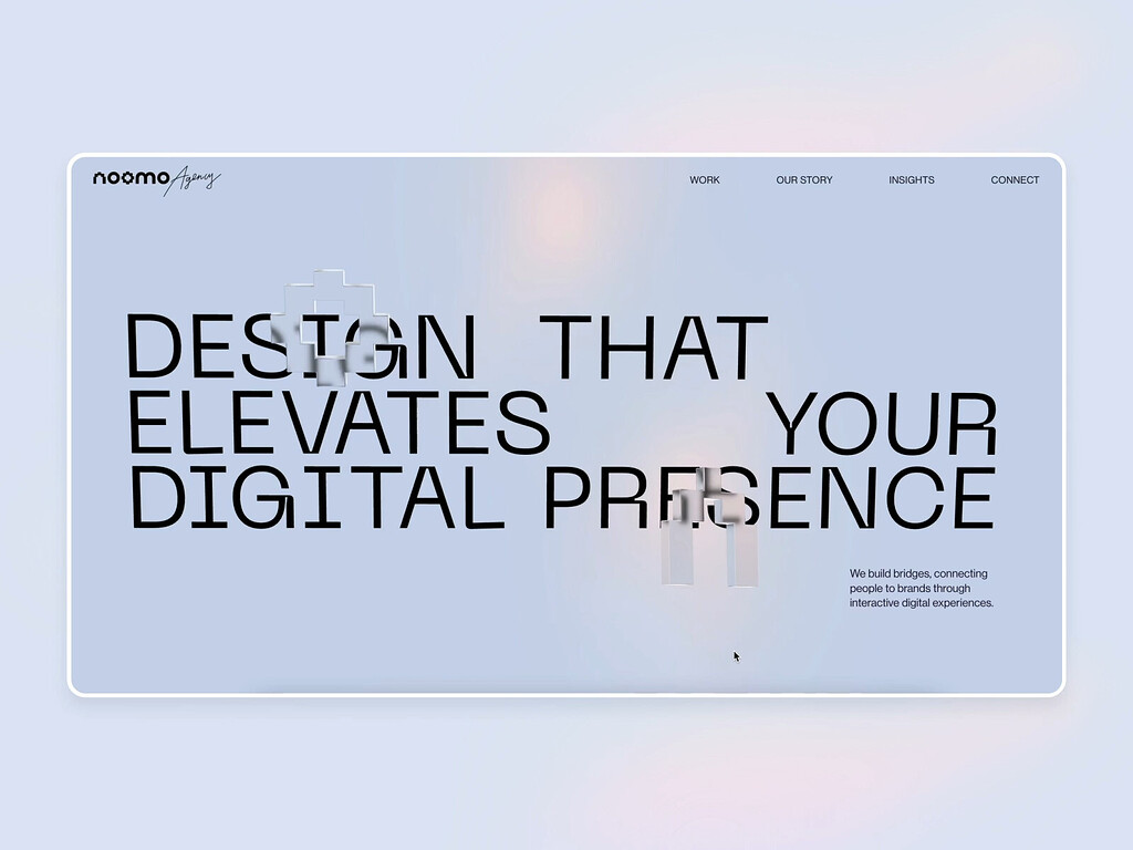 Noomo Agency rebranded website - Showcase - three.js forum