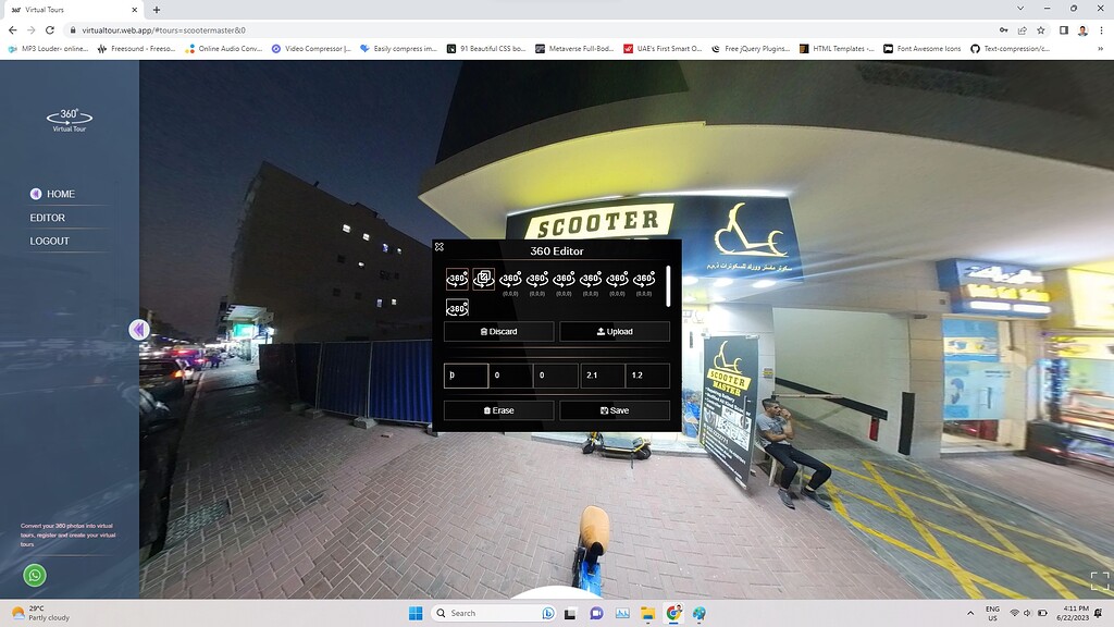 ThreeJs Panoramic (360) Image Switcher [ThreeJs Virtual Tours] - Showcase - three.js forum