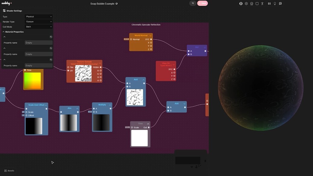 NodeToy🌈 – The ultimate web shader graph editor for ThreeJs and React-Three-Fiber - Showcase ...