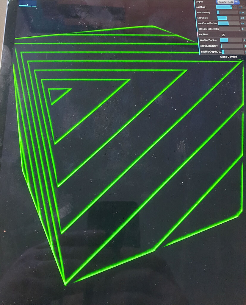 Strange results with SAOPass - Questions - three.js forum