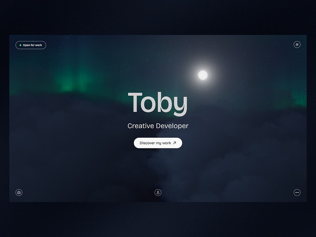 My 3D portfolio - nhtoby - Showcase - three.js forum