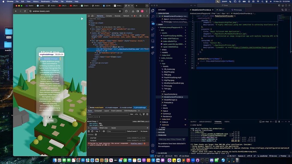 My photos are not compiling within my production build - Questions ...