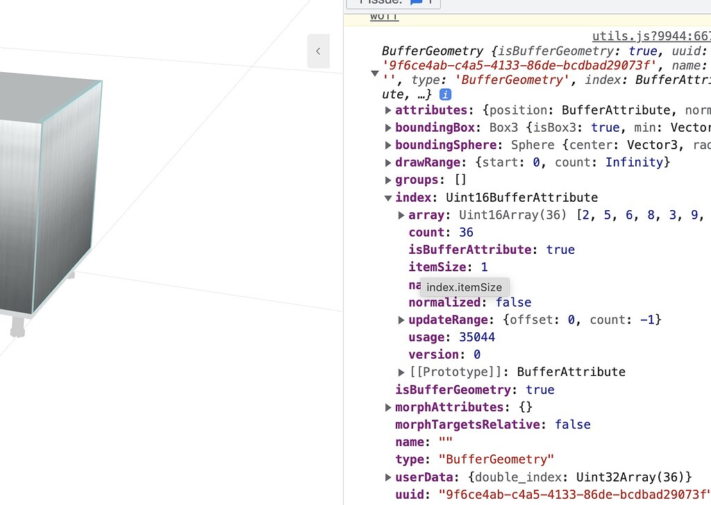 After importing the model, delete the face of the mesh type component - Questions - three.js forum