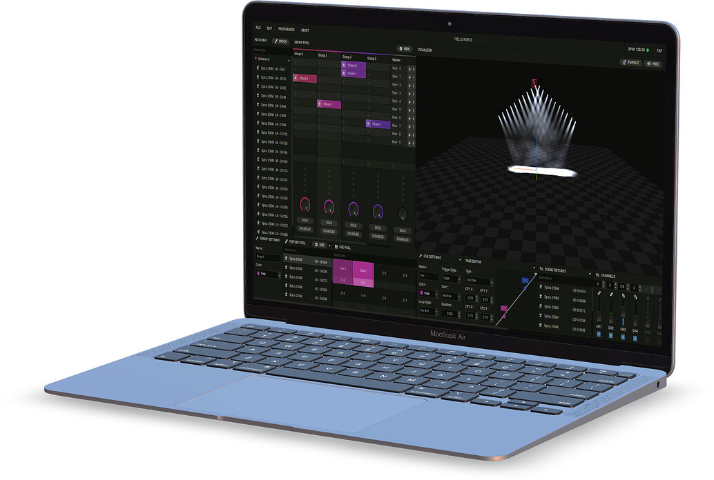 ASLS Studio, open source DMX lighting engine and visualizer - Showcase - three.js forum