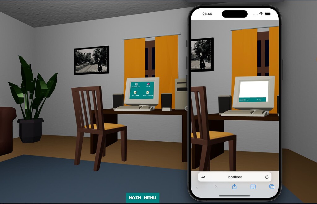 HTML Content Positioned Wrong in iOS - Questions - three.js forum
