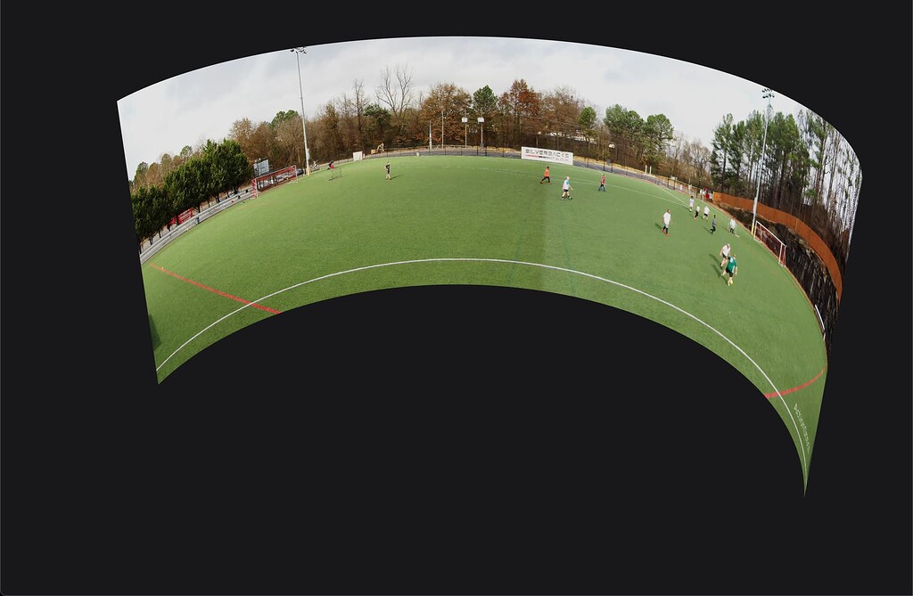 Limit perspective camera/orbit controls to a half cylinder (180 degree video player) - Questions ...