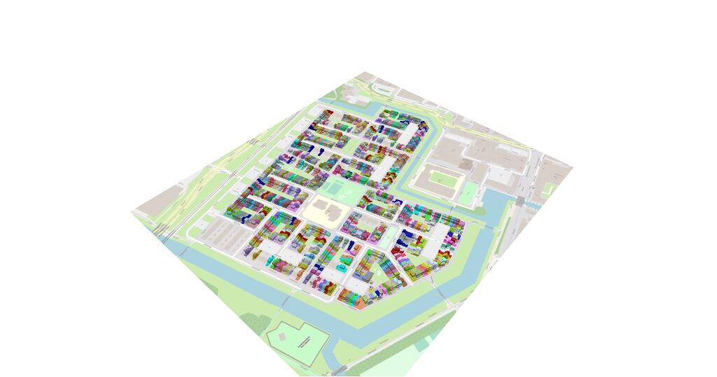 How to position gltf model on plane geometry tilemap in threejs where as tiles have been ...