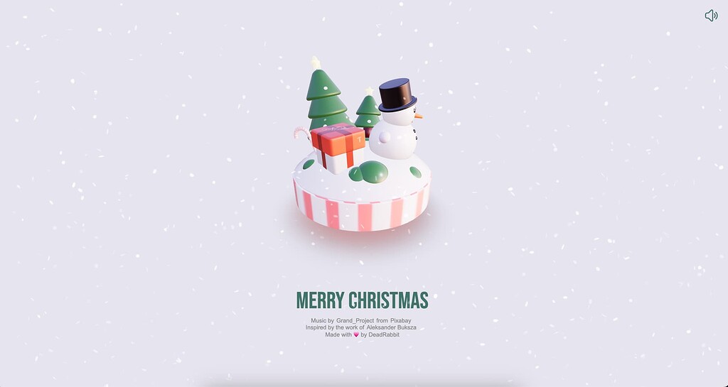 Merry Christmas! - Showcase - three.js forum