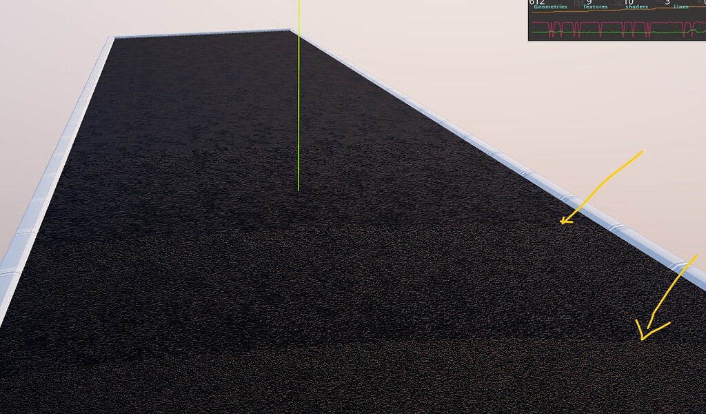 Distorted (grainy) material due to a normal map? - Questions - three.js forum