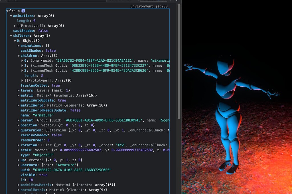 Animations array empty on GLTF from examples - Questions - three.js forum