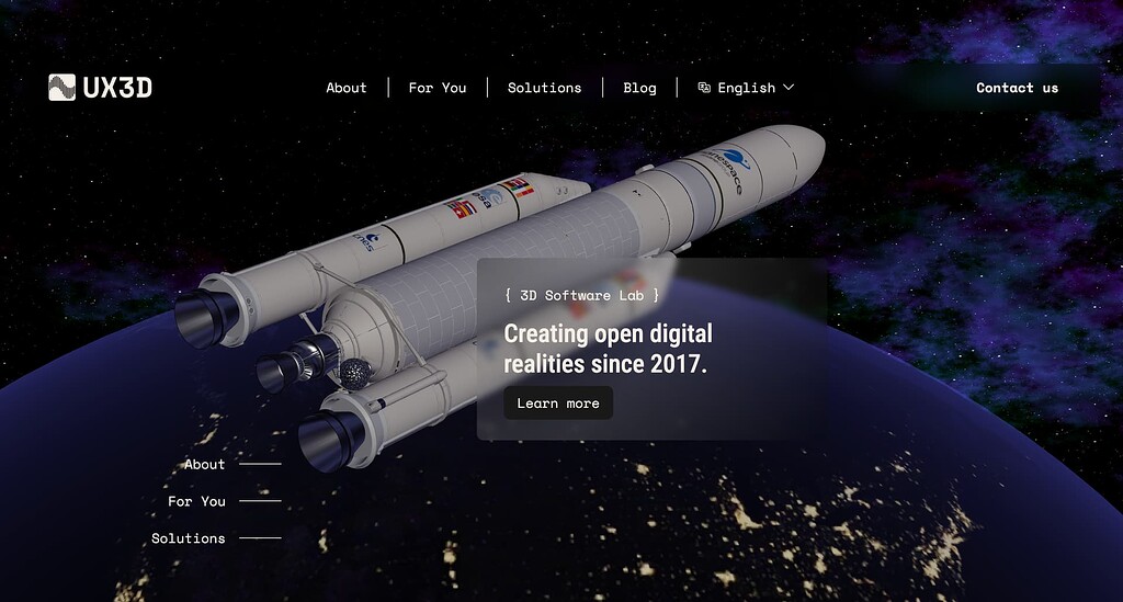 Building ux3d.io with three.js and react-three-fiber - Showcase - three ...