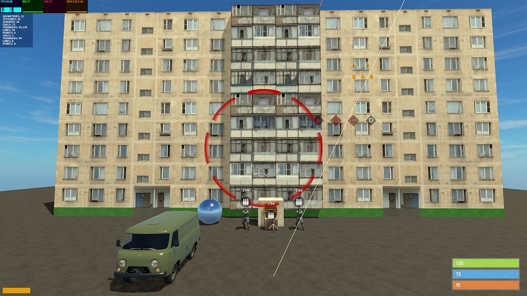 Indicators with animated atlas textures - Resources - three.js forum