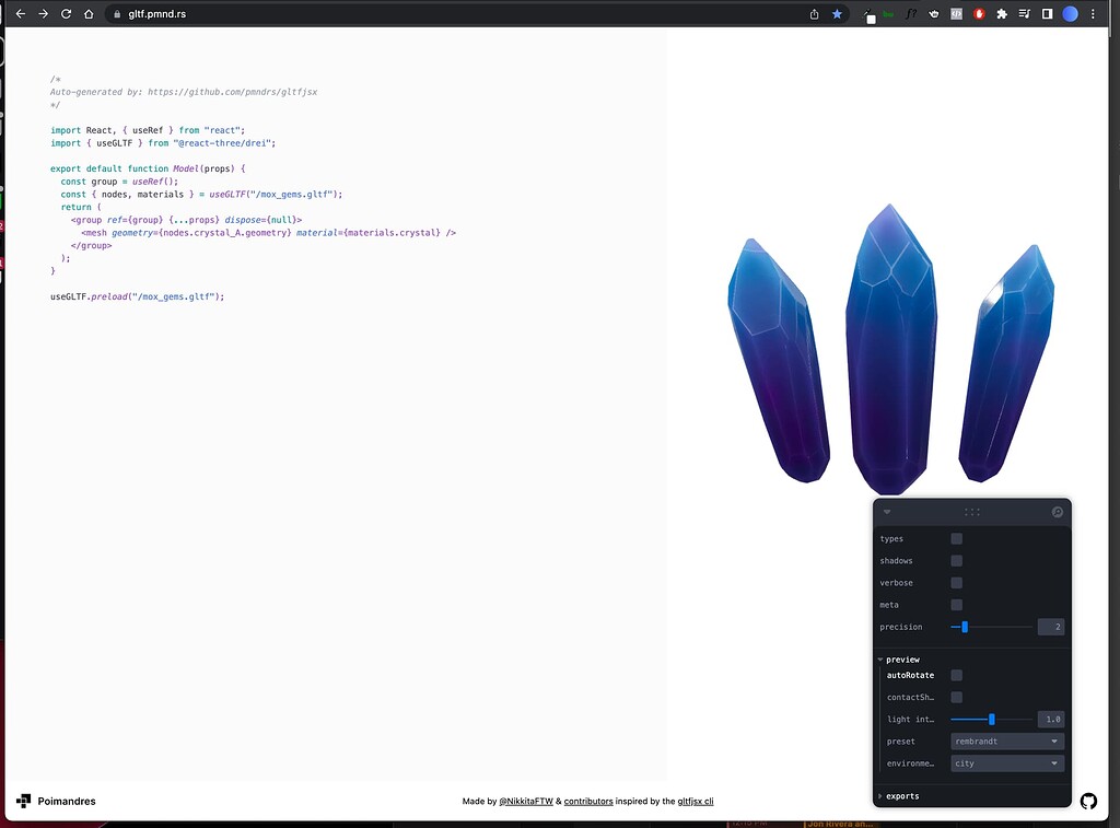 THREE.GLTFLoader: Couldn't load texture - NextJS - r3f - Questions - three.js forum