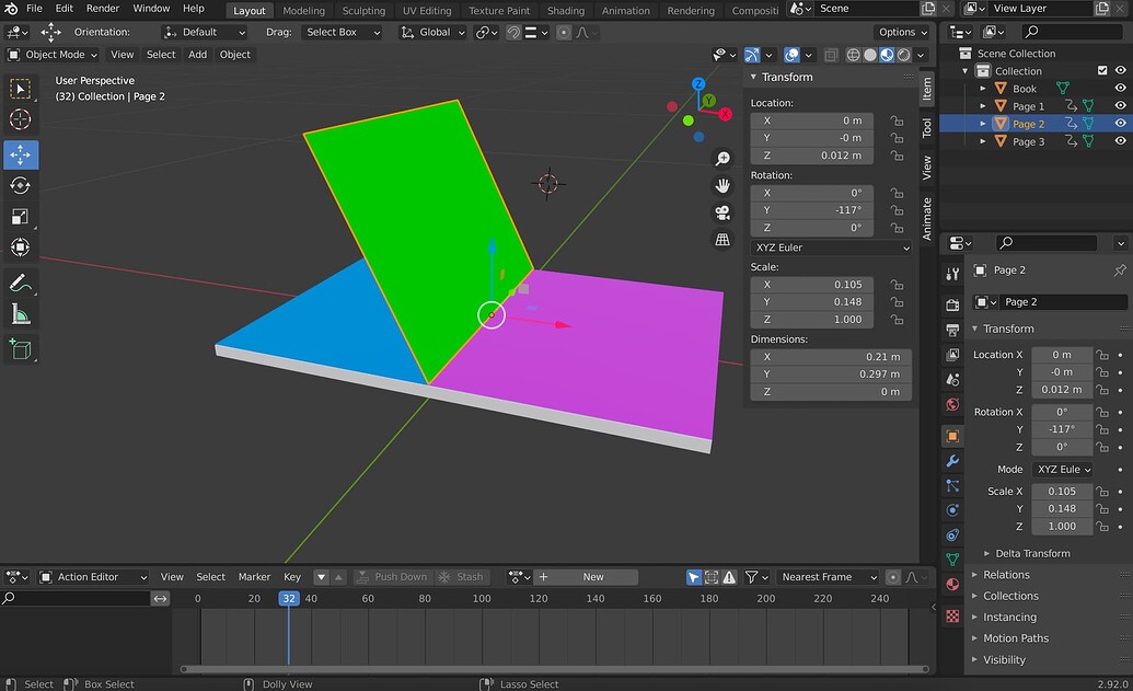 Animating pages of a book - Questions - three.js forum