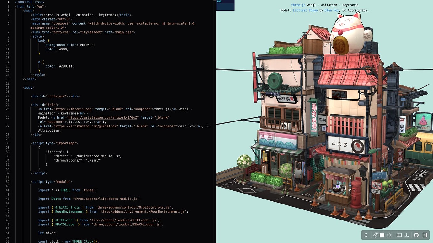 Three.js examples playground - Showcase - three.js forum