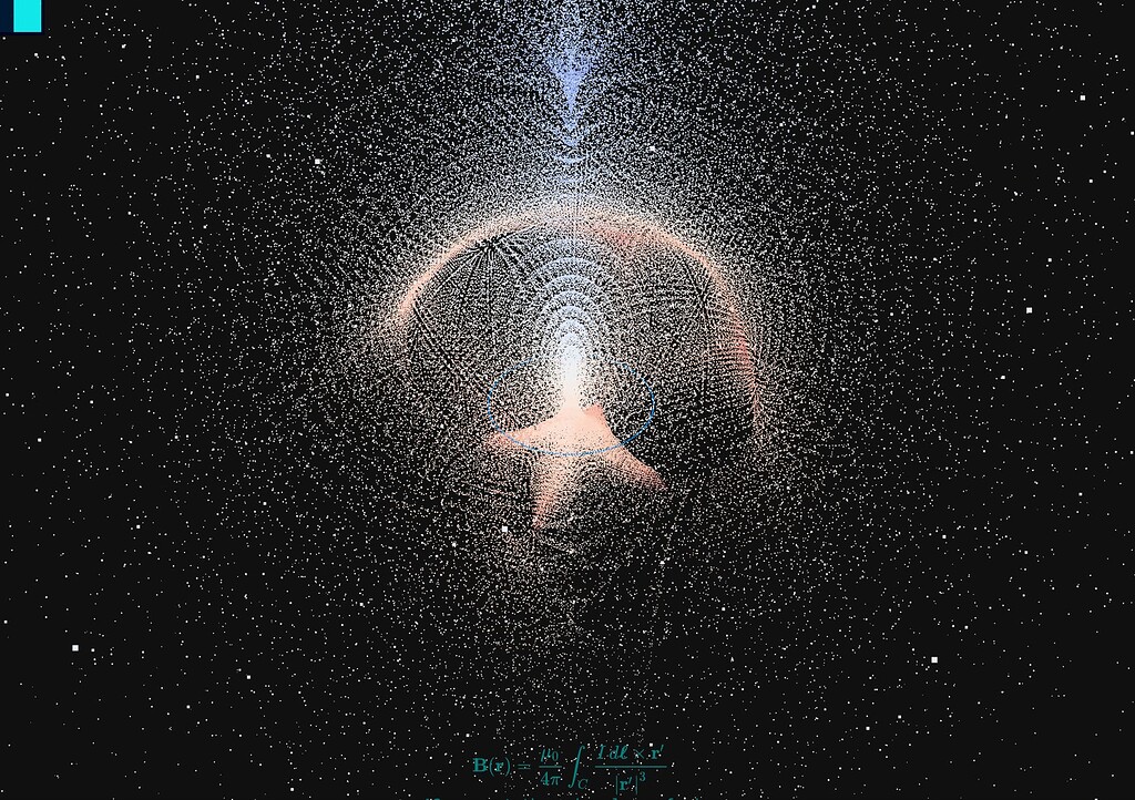 Fun physics model using points - Showcase - three.js forum