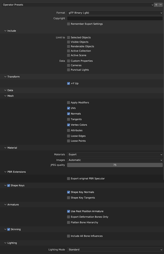 Blender animation keyframes not included in JSX file - Questions - three.js forum