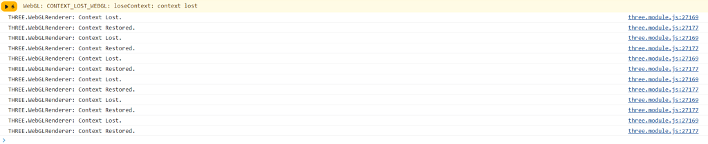 Context lost during line2 rendering only - Questions - three.js forum