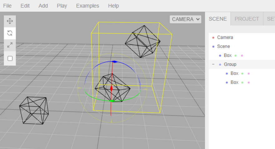 transformControls with multiple mesh - Questions - three.js forum